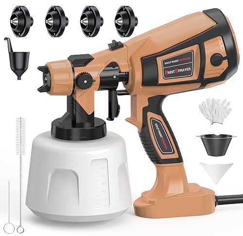 Electric Paint Sprayer Paint Gun with 6 Nozzles 3 Patterns for House ...