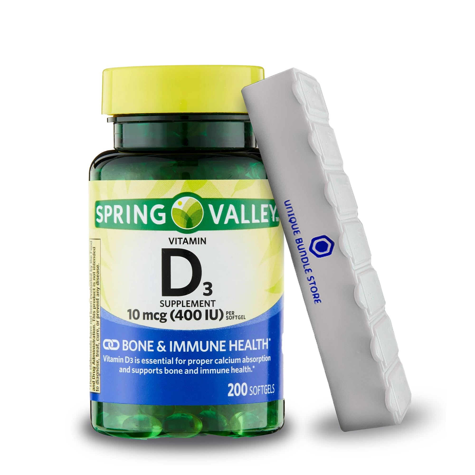 Mua Spring Valley Vitamin D3, (400 IU) 10 MCG, 200 Softgels Dietary ...