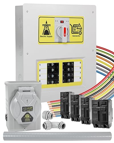 Upgraded 30Amp Transfer Switch Kit with Multiple 50A, 20A, 30A, 15A ...