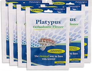 Amazon.com : Platypus Orthodontic Flossers for Braces- Unique Structure ...