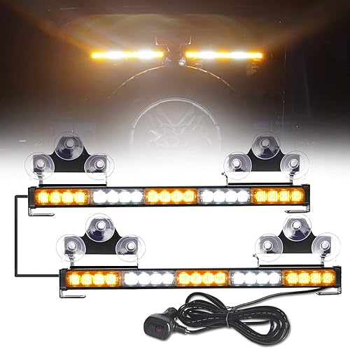 ASPL [Upgrade] 40 LED 2 in 1 Emergency Flashing LED Traffic Advisor ...
