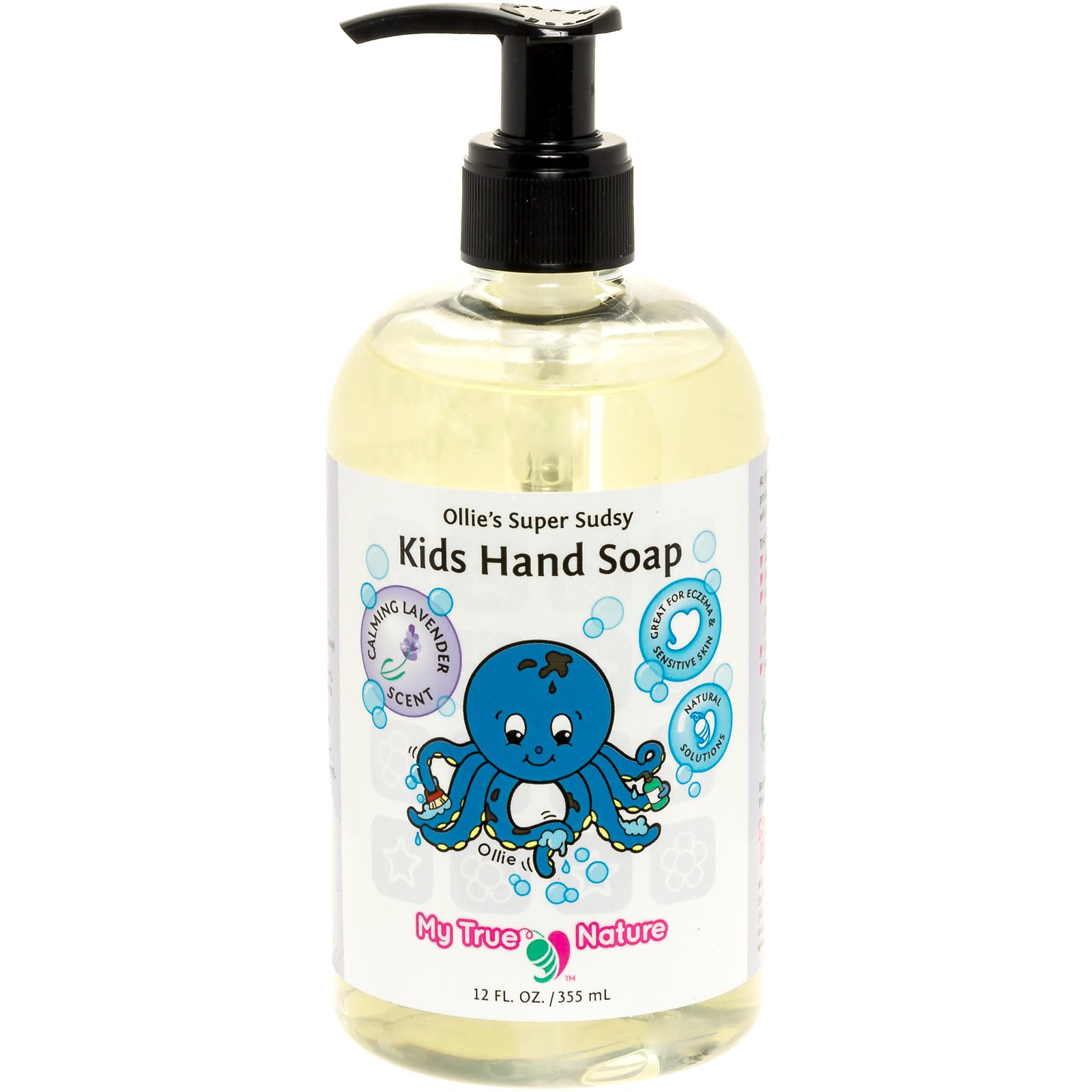 Amazon.com : Natural Kids Soap - Ollie's Super Sudsy Liquid Hand Soap ...