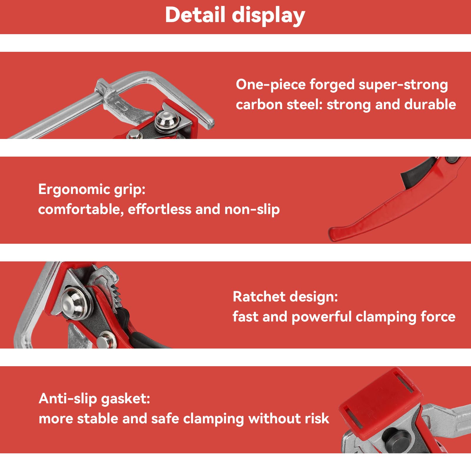 Mua Upgrade Ratcheting Table Clamp ， Quick Track Saw Clamp ，Ratchet ...