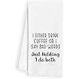 Amazon.com: WFSM Funny Kitchen Towels Decor - 16x24, Funny Dish Towels ...