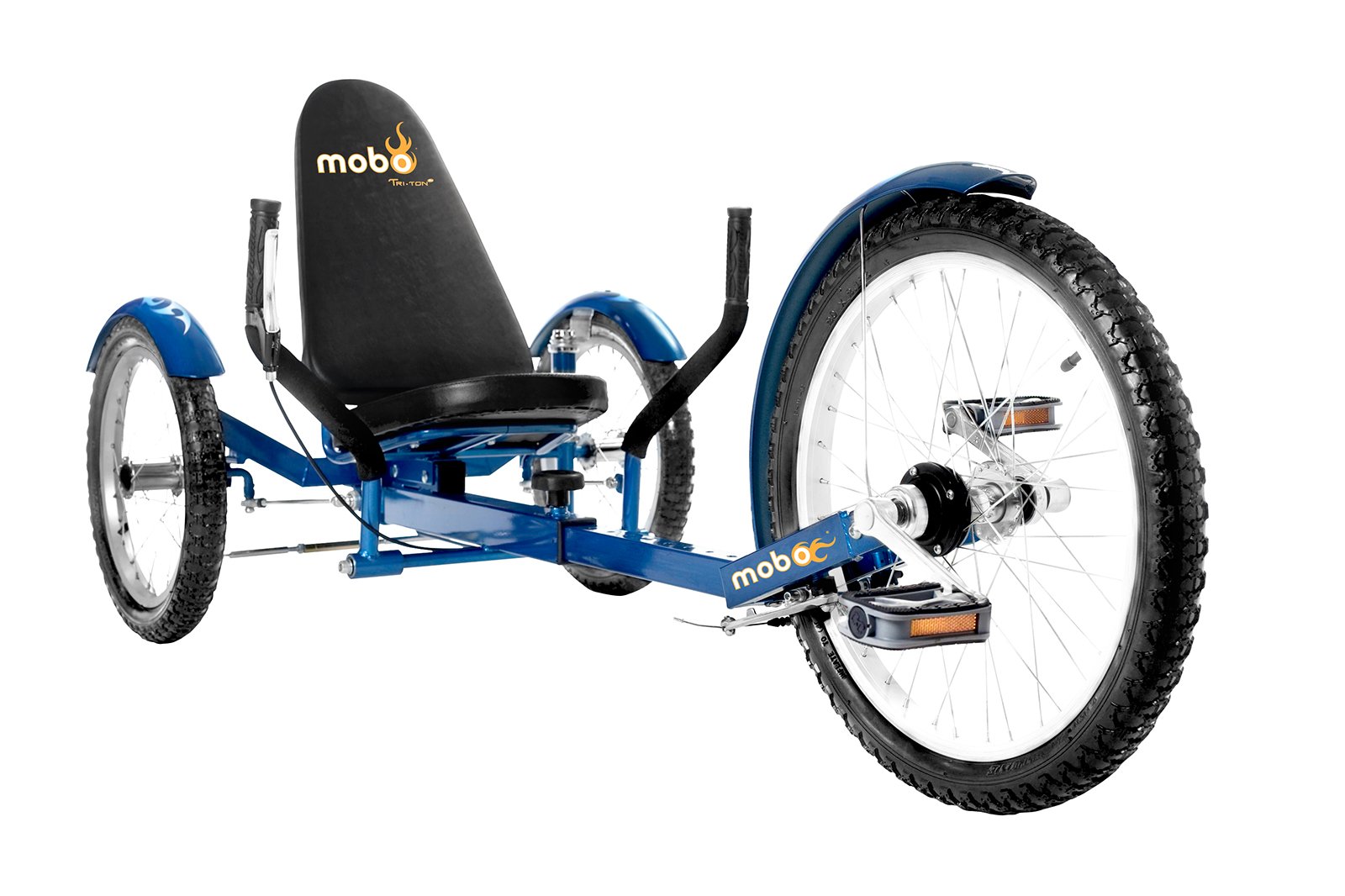 Mobo Cruiser Triton Pro Adult Recumbent Trike. Pedal 3-Wheel Bicycle ...