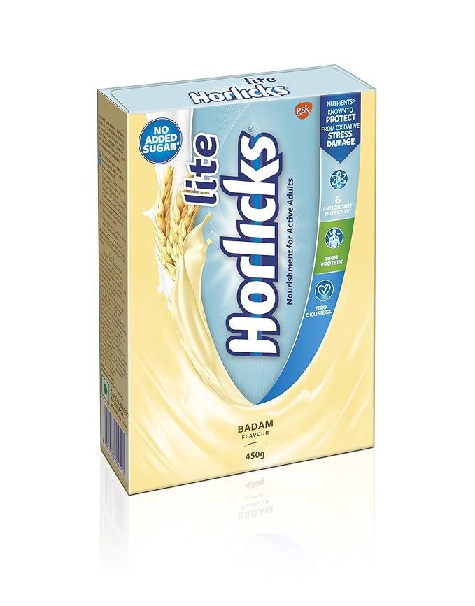 Buy Horlicks Lite Health and Nutrition drink - 450 g Refill pack (Badam ...