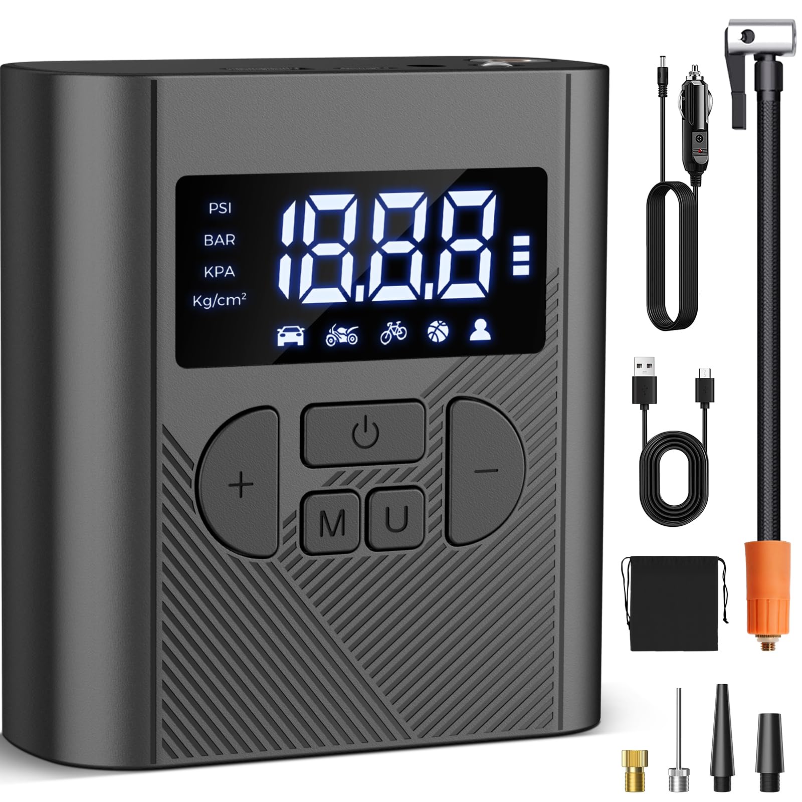 Mua Tire Inflator Portable Air Compressor, 20000mAh Battery & 12V DC ...