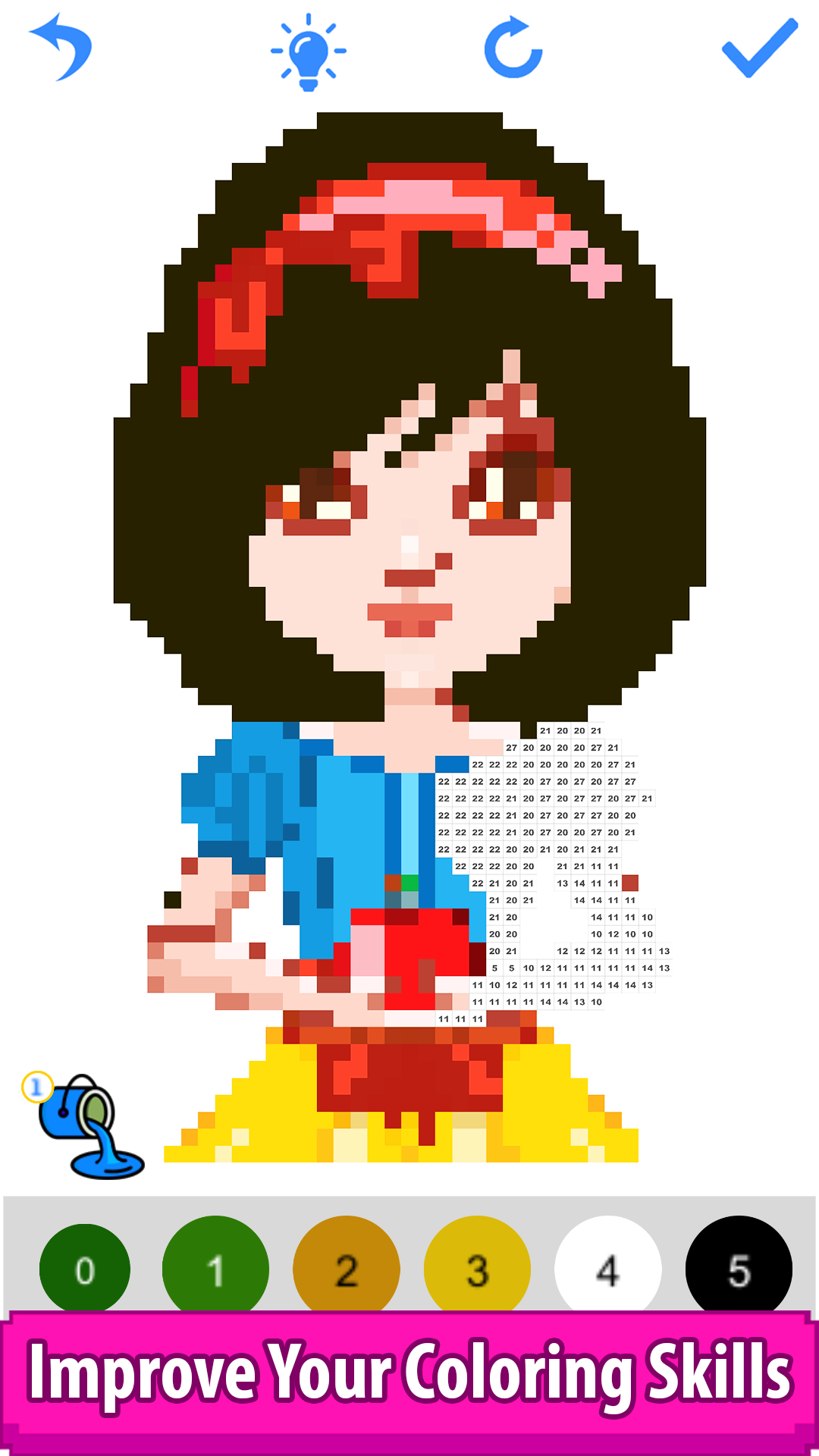 Pixel Art Color By Number - Sandbox Coloring Book:Amazon.co.uk:Appstore ...