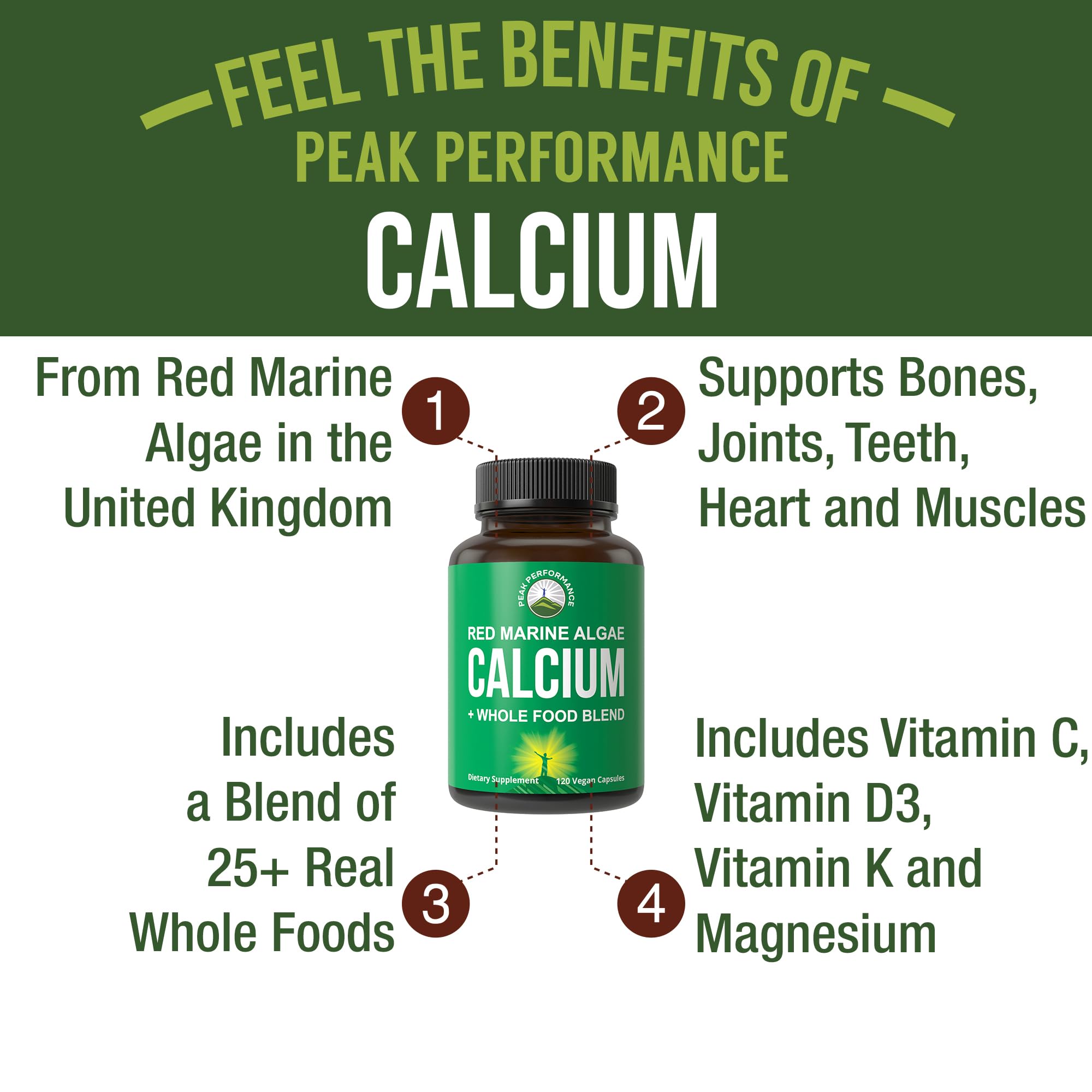 Mua Plant Based Calcium - Red Marine Algae Calcium Supplement with ...