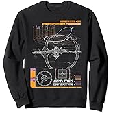 Amazon.com: Star Trek DS9 Bajoran System Schematic T-Shirt : Clothing ...