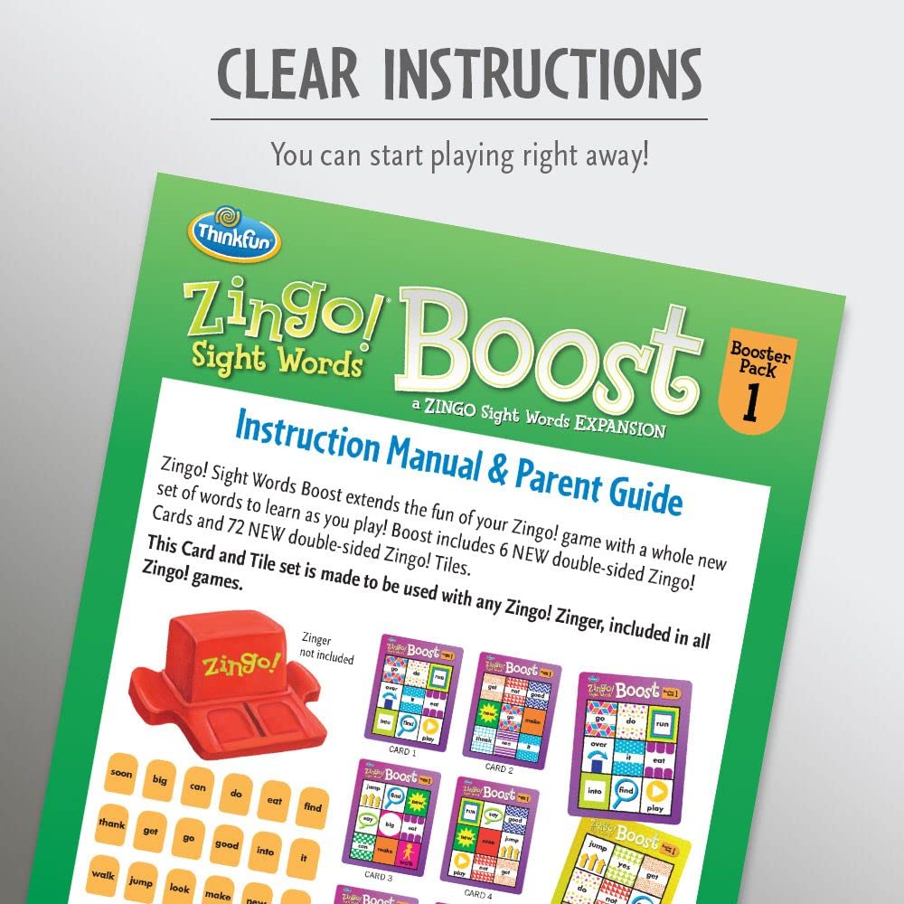 Mua Think Fun Zingo! Sight Words Boost - Engaging Brain Game ...