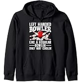 Amazon.com: Funny Left Handed Bowler Design For Men Women Bowling ...