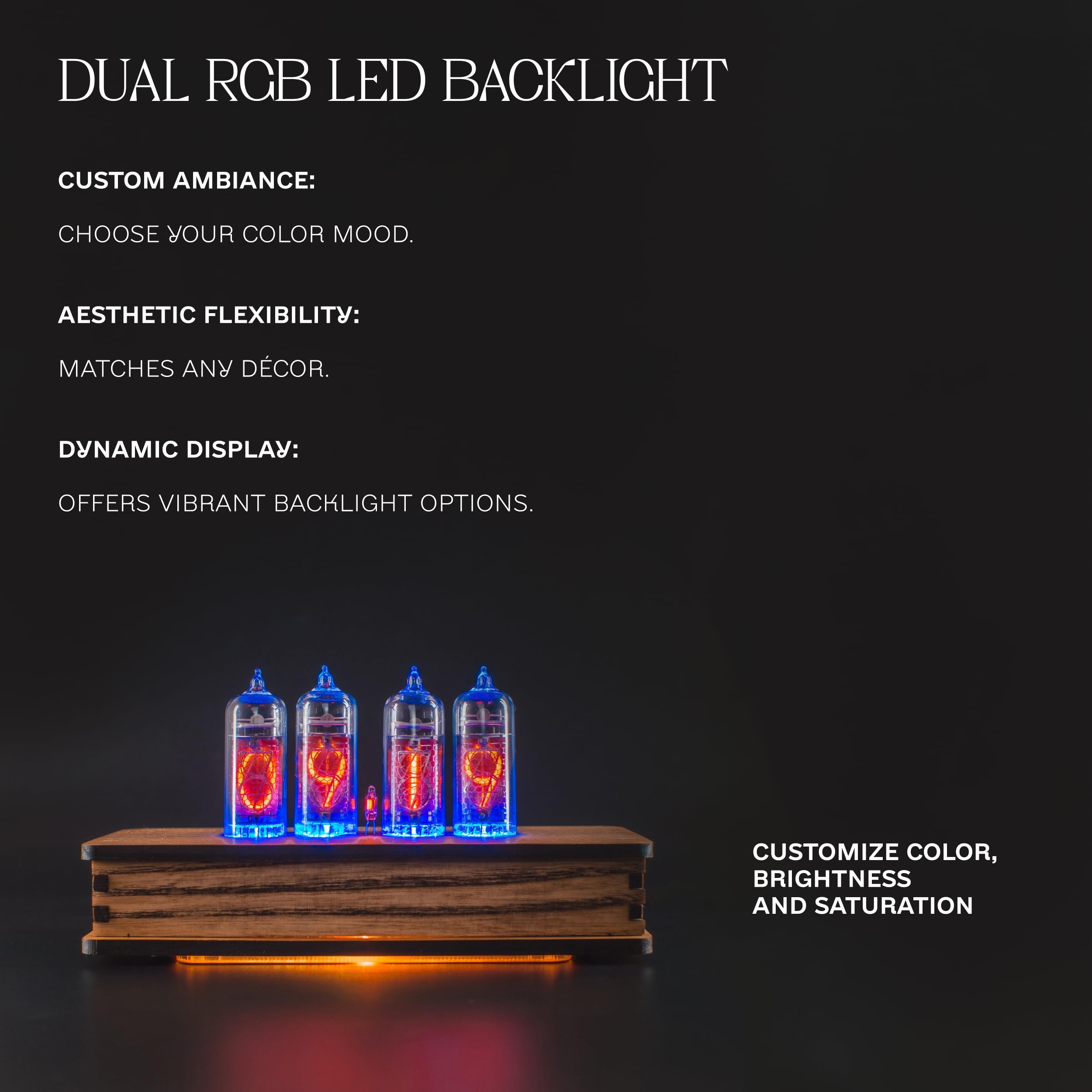 Mua Nixie Star Real Nixie Tube Bulb Clock Bundle with Spare IN-14 Nixie ...