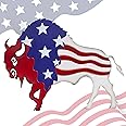 Amazon.com: Adroiteet 4th of July Patriotic Decorations, Wall Art Metal ...