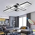 SMG Modern LED Ceiling Lights Fixture, Remote Control Dimmable Modern ...