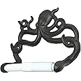 Amazon.com: Octopus Toilet Paper Roll Holder – Cast Iron Decorative ...