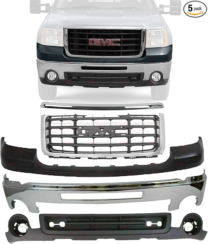 Parts & Accessories NEW 2007-2010 FITS GMC SIERRA 2500 HD FRONT GRILLE ...