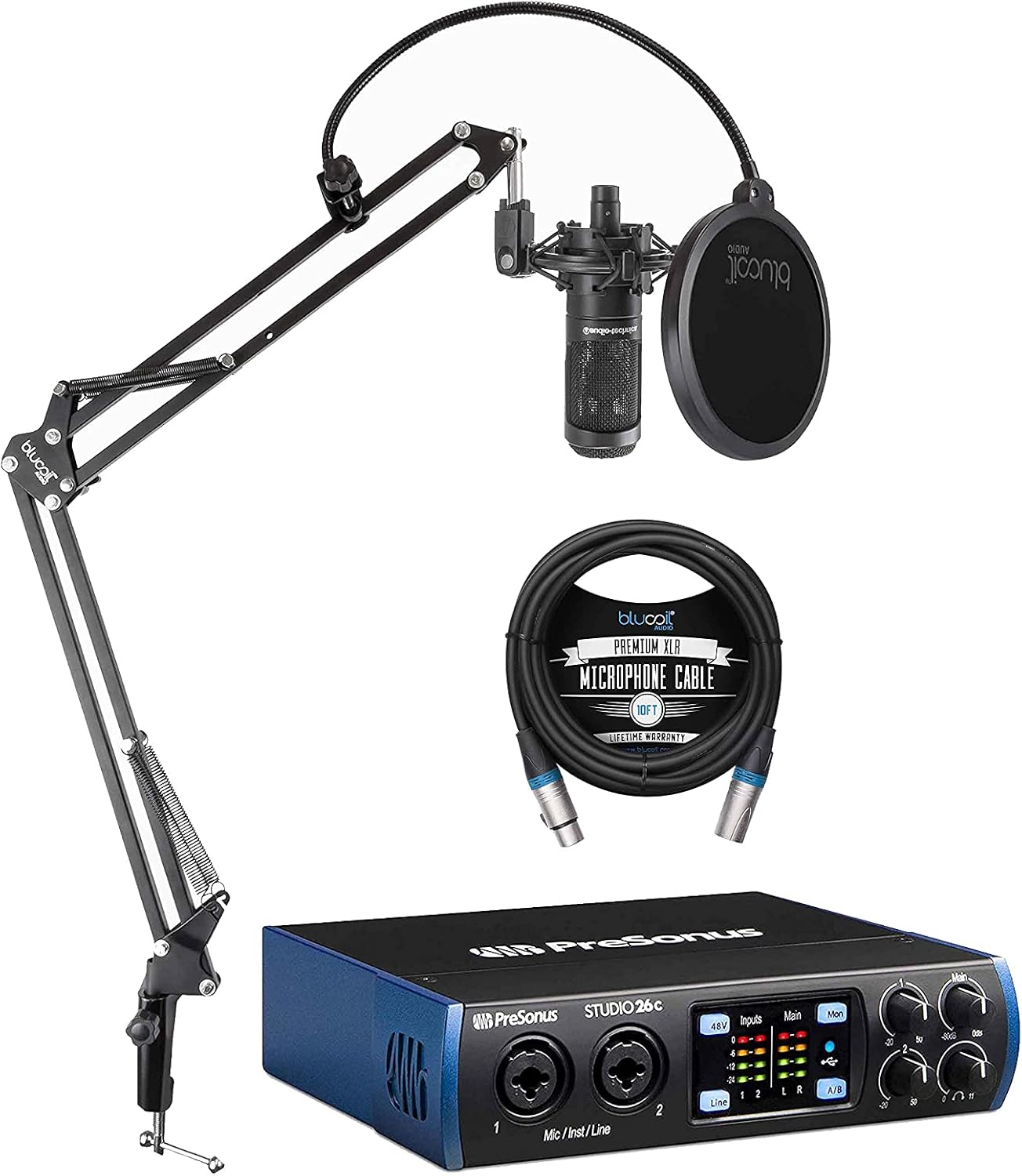 Amazon.com: PreSonus Studio 26c 2x4, 192 kHz, USB Audio Interface for ...