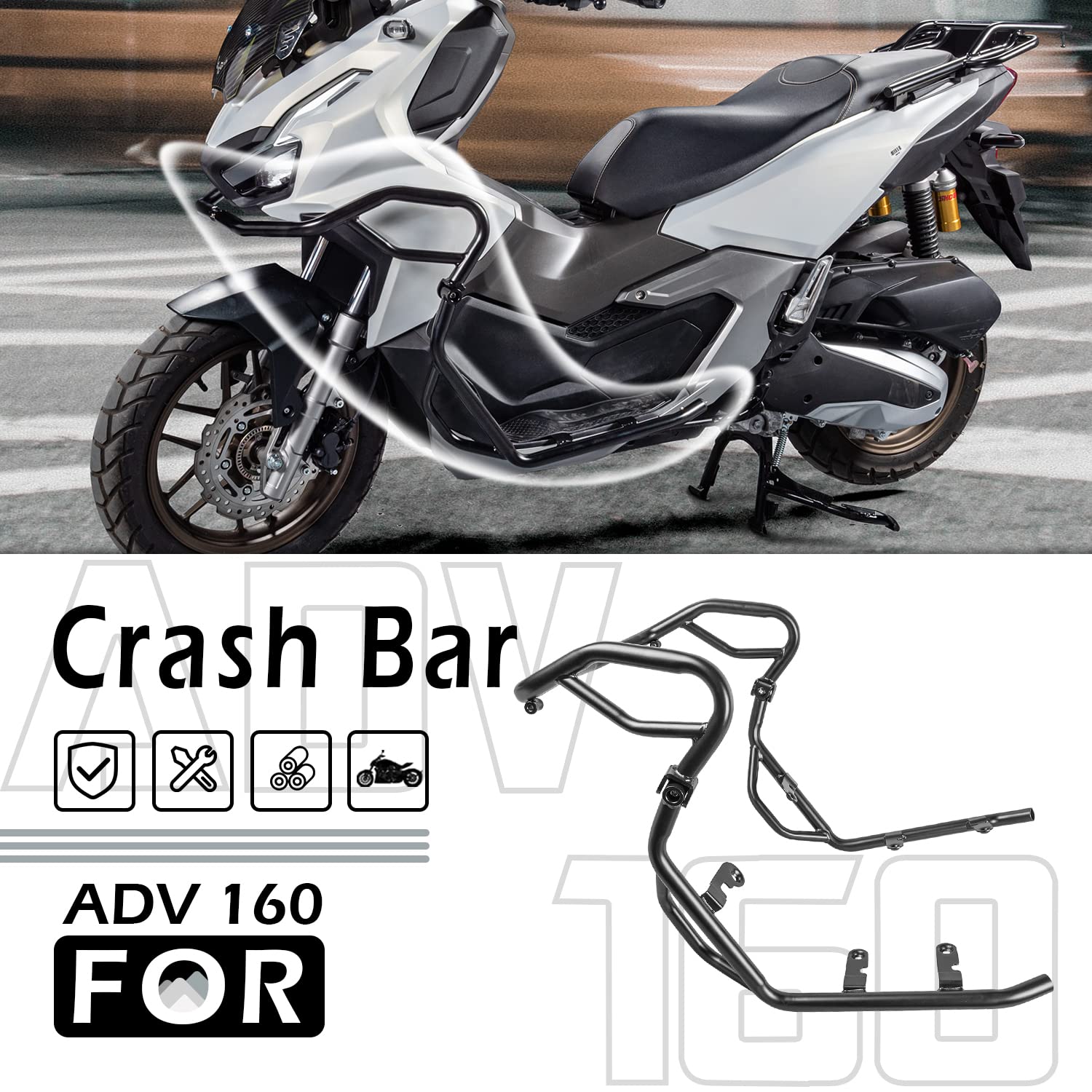 Mua Tank Guard & Engine Protection Bar for H-onda ADV 160 ADV160 2023 ...