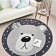 Amazon.com : Round Area Rug, Living Room Carpet Bedroom Rug Super Soft ...