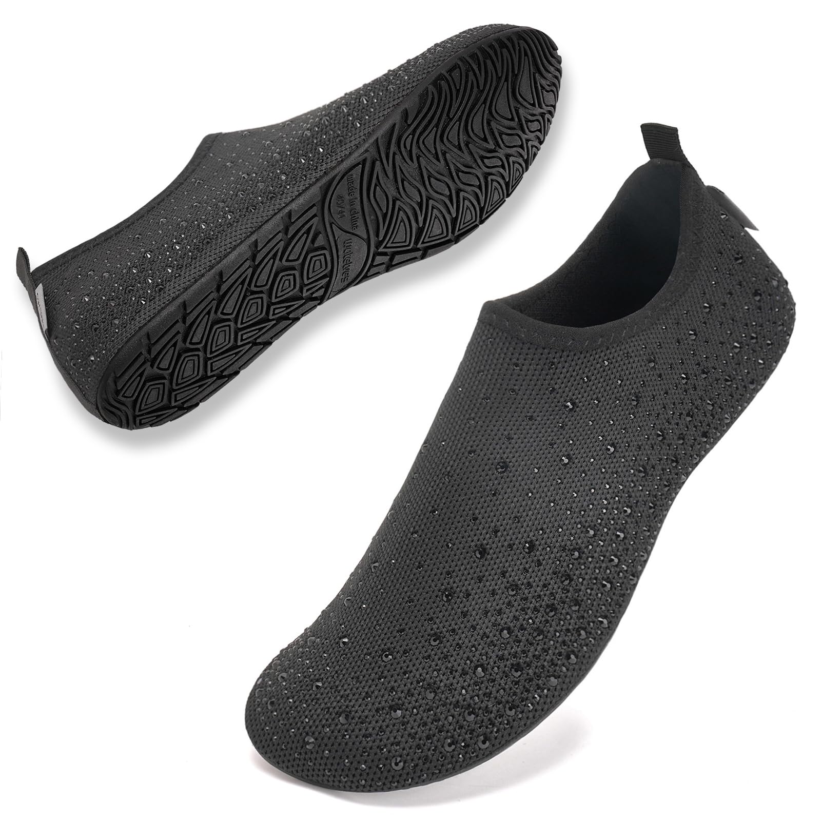 WateLves Womens Barefoot Water Shoes Travel House Slippers for Indoor ...