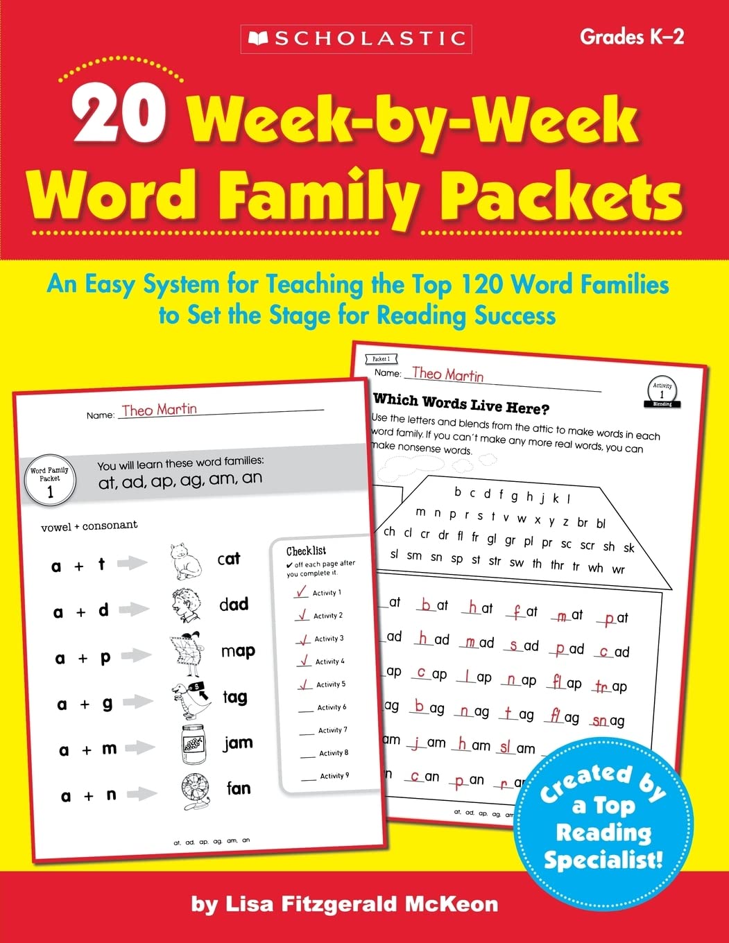 Mua 20 Week By Week Word Family Packets: An Easy System for Teaching ...