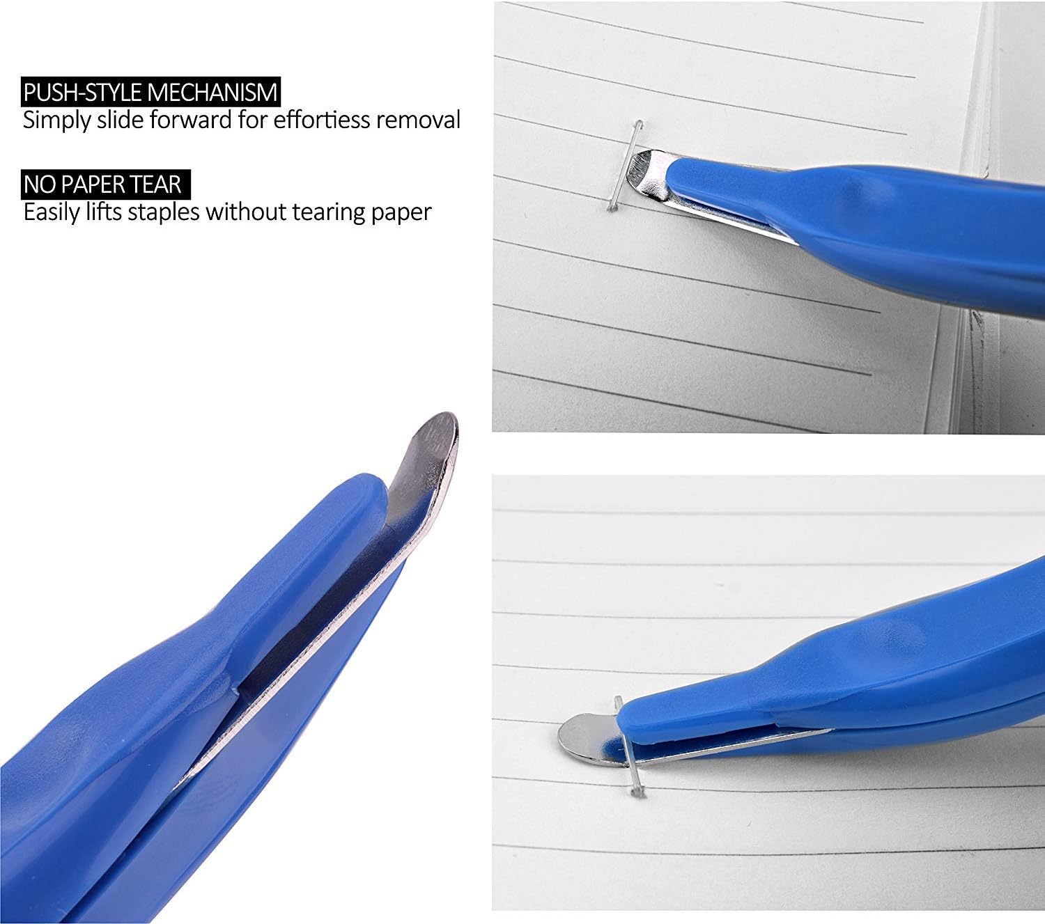 6 PCS Professional Magnetic Staple Remover Puller Rubberized Staples ...