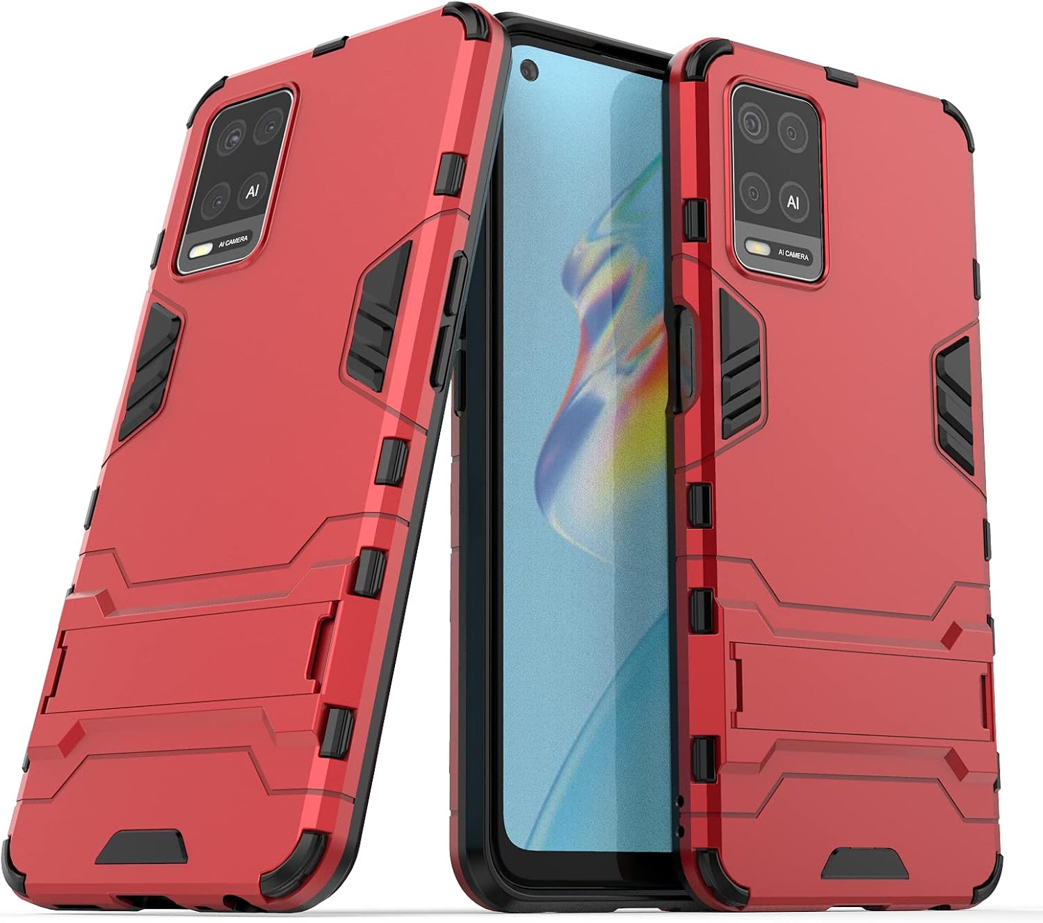 BAIDIYU Case for Oppo A54 Phone case, Shock absorption, bracket, drop ...