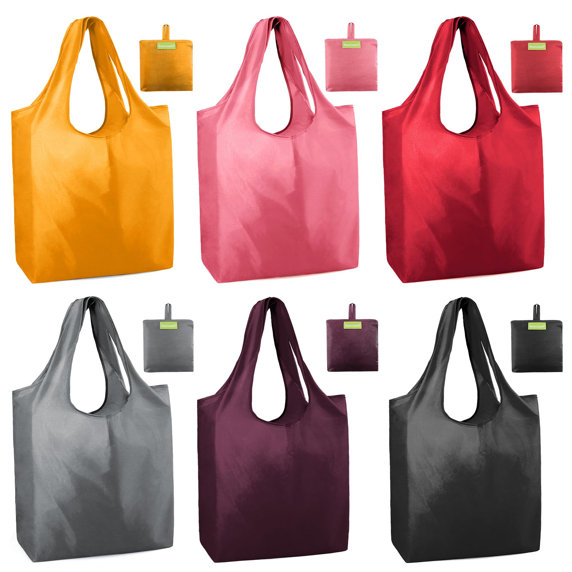 BeeGreen Reusable Grocery Bags Foldable Reusable Gift Bags Reusable ...