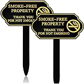 Amazon.com : Qunclay NO Smoking Sign for Home Business Smoking Free ...