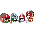 Amazon.com: Melissa & Doug Nesting and Sorting Barns and Animals With 6 ...