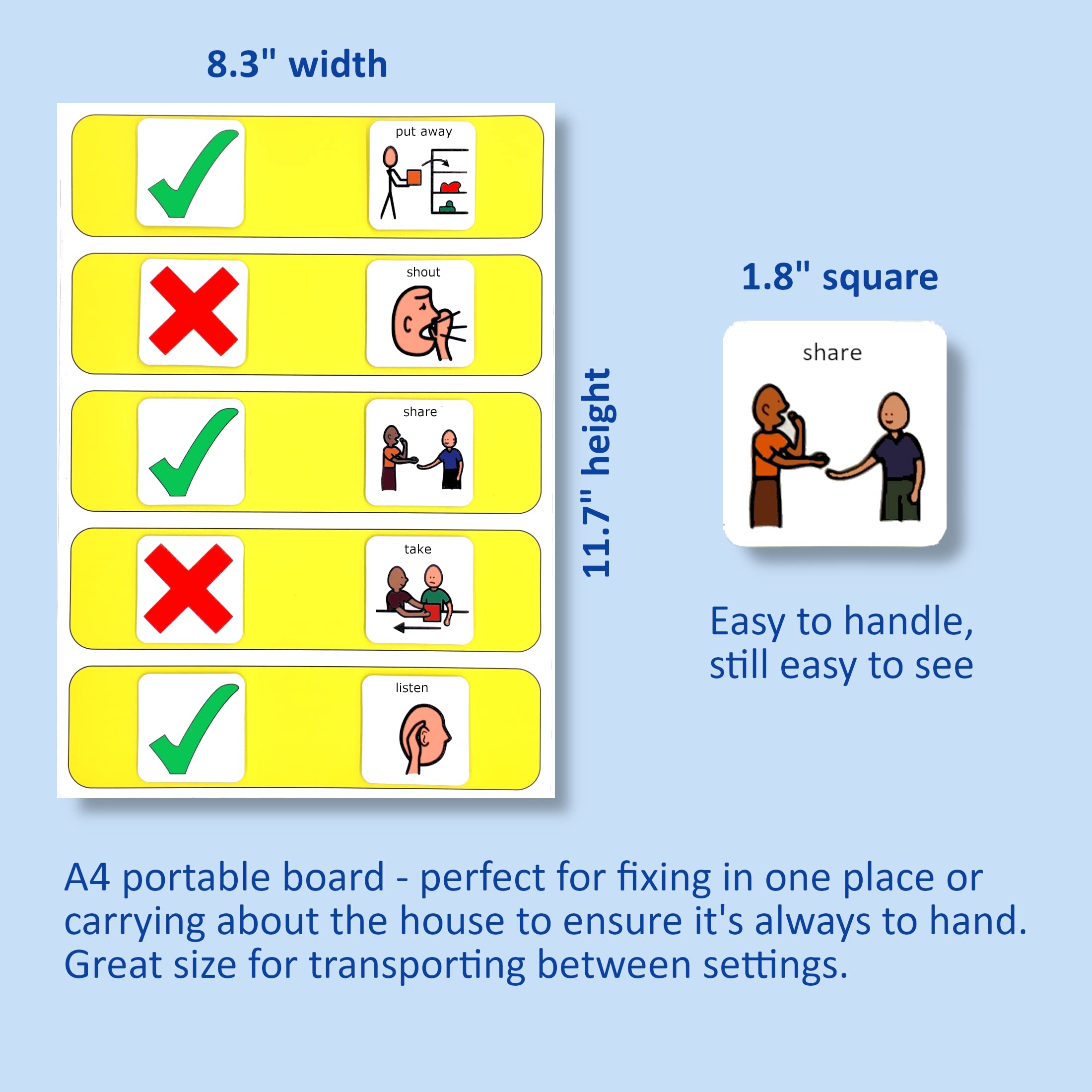 Mua Positive Behavior Board for Kids -Premium Durable Plastic ...