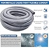 3/4 inch 25 Foot Electrical Conduit Kit,Flexible Non Metallic Liquid ...