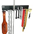 Double Circle Gym Rack Organizer with 12 Hooks, Multi-Purpose Workout ...