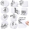 Amazon.com : Yeaqee 40 Pads 1200 Sheets Musical Notes Sticky Pad Shape ...