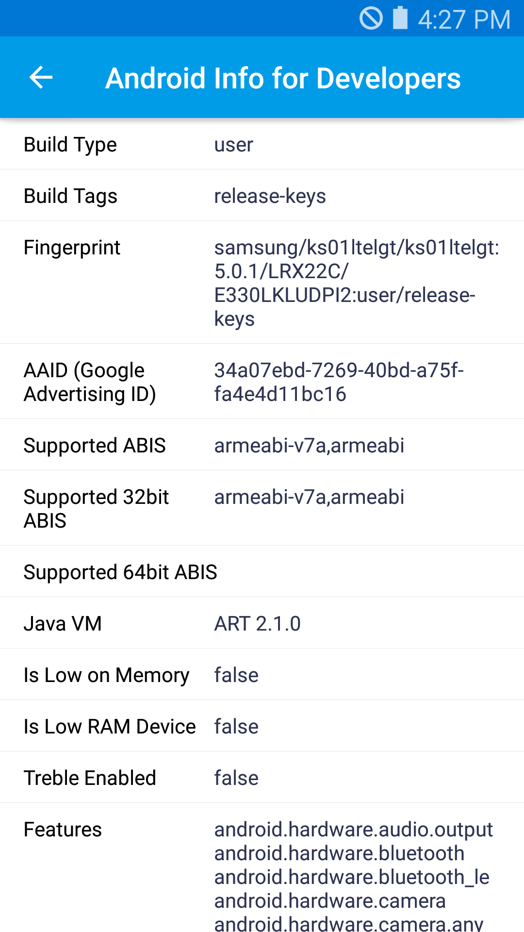Android System Info - Detailed Android Device Info:Amazon.es:Appstore ...