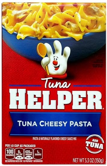 Amazon.com : Betty Crocker TUNA CHEESY PASTA Tuna Helper 5.3oz (4 Pack ...