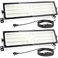 AGranTOP 2 Pack Linkable LED Shop Light (Built-in Outlet) - 100W ...