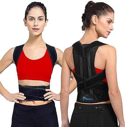 Amazon.com: Breathable Back Support Brace - XL Size Back Support Vest ...