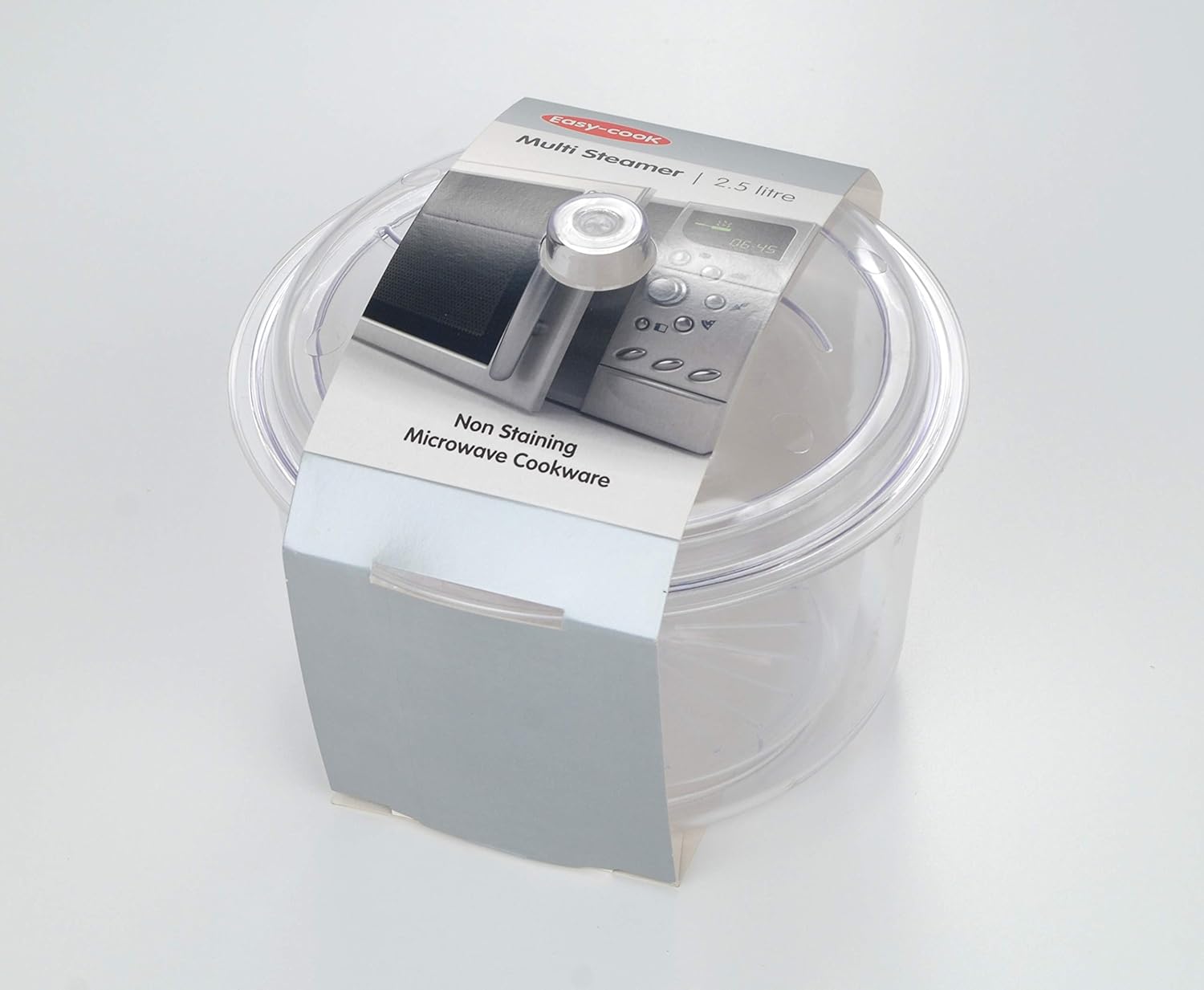 Easycook NS600 Multi Steamer, Clear 21.5 x 21.5 x 17cm approx – BigaMart