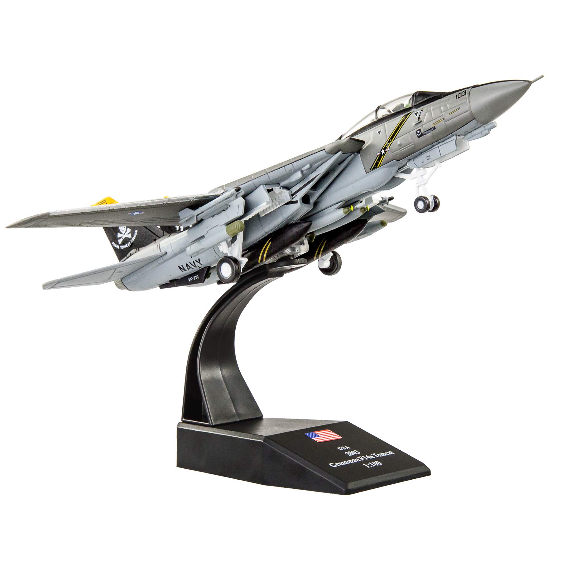 Mua HANGHANG 1/100 F14 Tomcat Model Skeleton Fighter Attack Plane ...