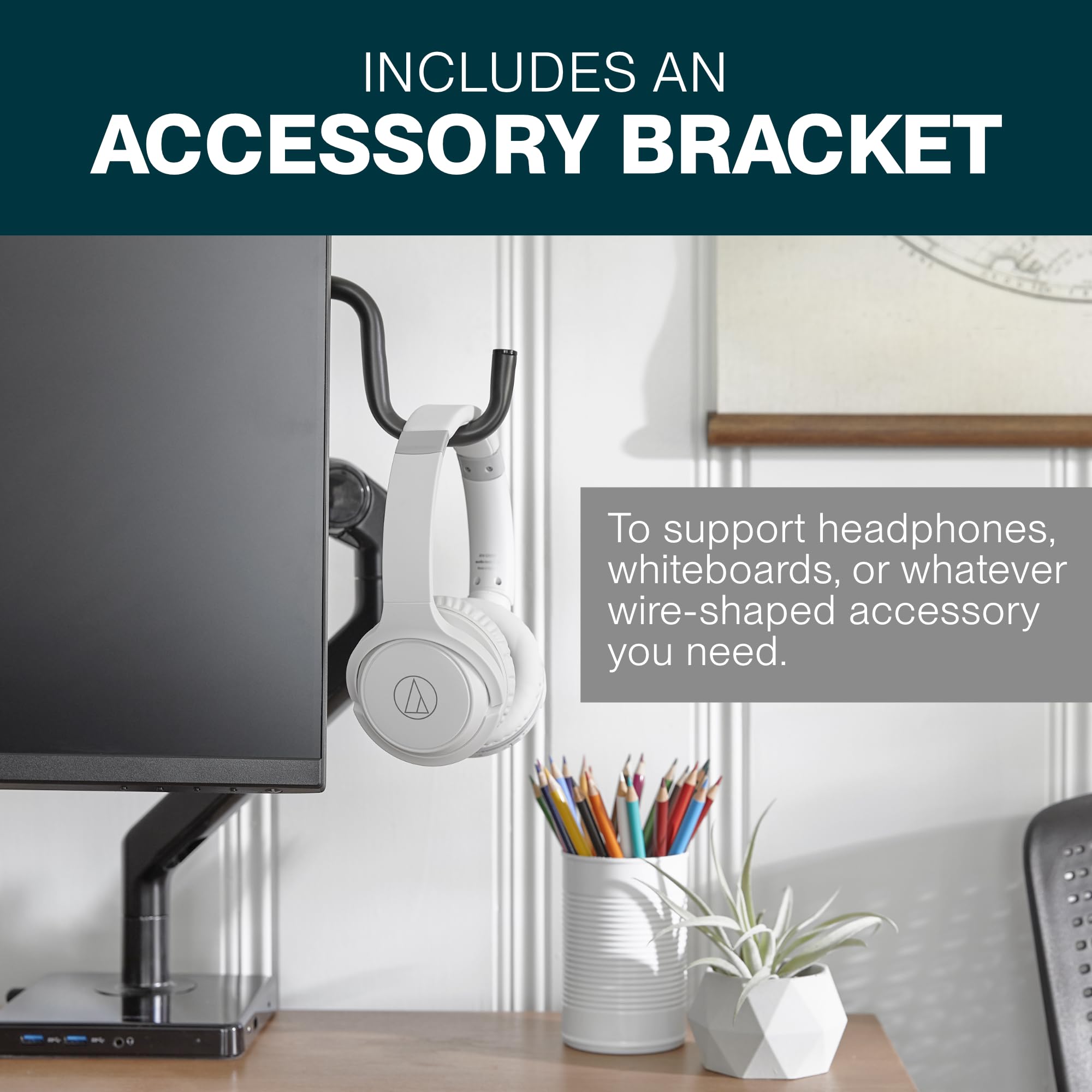 Mua Humanscale M2.1 Monitor Arm Mount, Adjustable Monitor Arm with ...