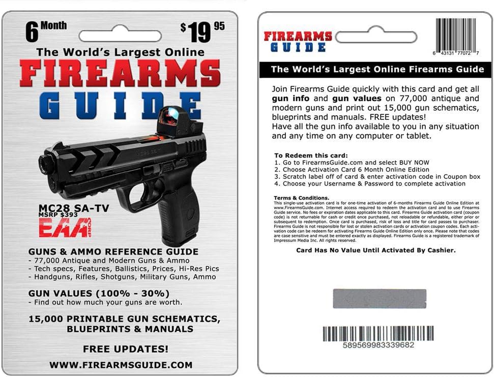 Amazon.com: 6 Month Firearms Guide OnlineEdition with Gun Values and ...
