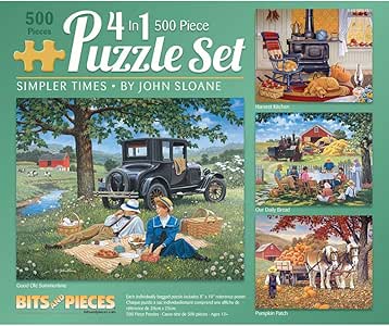 Amazon.com: Bits and Pieces - 500 Piece Jigsaw Puzzle for Adults ...