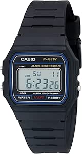 Amazon.com: CASIO Classic Quartz Resin Strap, Black, 18 Casual Watch ...