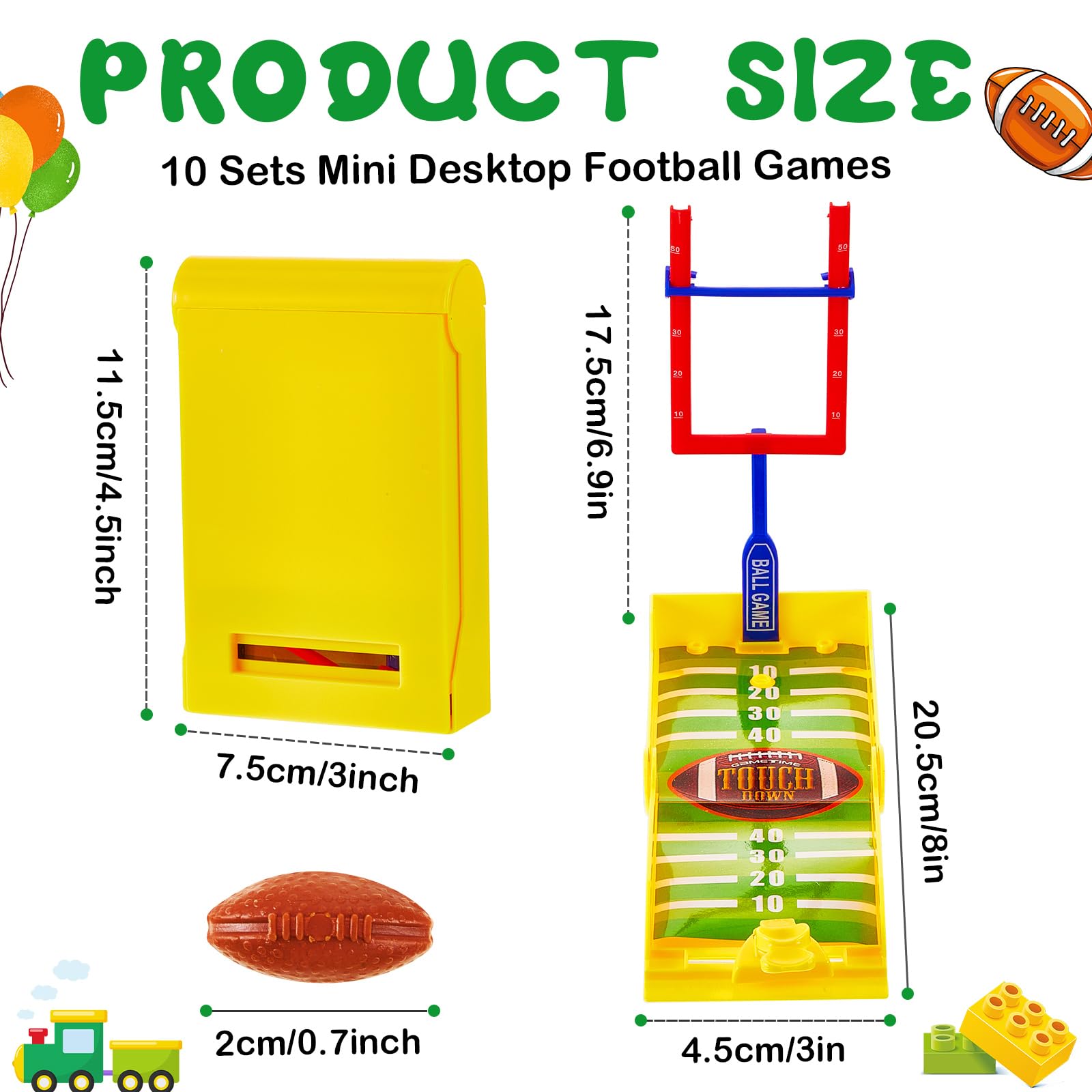 Mua 10 Sets Mini Football Game Desktop Football Games Field Goal ...