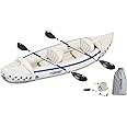 Amazon.com: Sea Eagle 330 Deluxe 2 Person Inflatable Sport Kayak Canoe ...