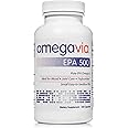 Amazon.com: OmegaVia EPA 500 Omega-3 Fish Oil, 120 Capsules, 500 mg EPA ...
