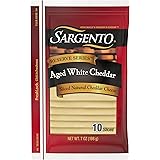 Amazon.com: Sargento Sliced Sharp Natural Cheddar Cheese, 11 slices ...