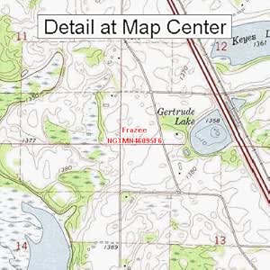 Amazon.com : USGS Topographic Quadrangle Map - Frazee, Minnesota ...